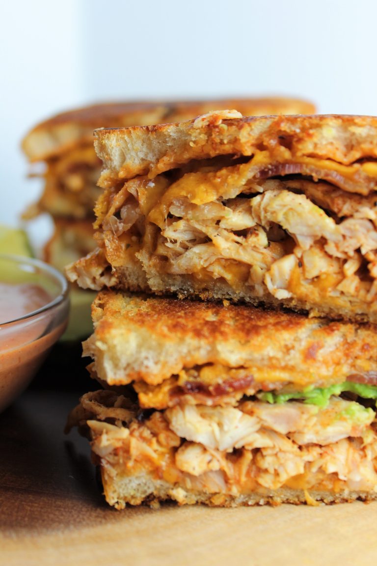 Chicken Bacon BBQ Ranch Melts - Ways to my Heart