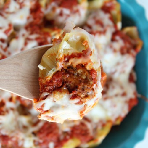 Meatball and Ricotta Stuffed Shells - Ways to my Heart