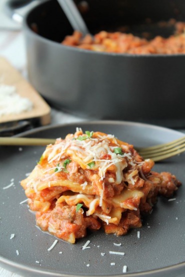30 Minute Lasagna Skillet - Ways to my Heart