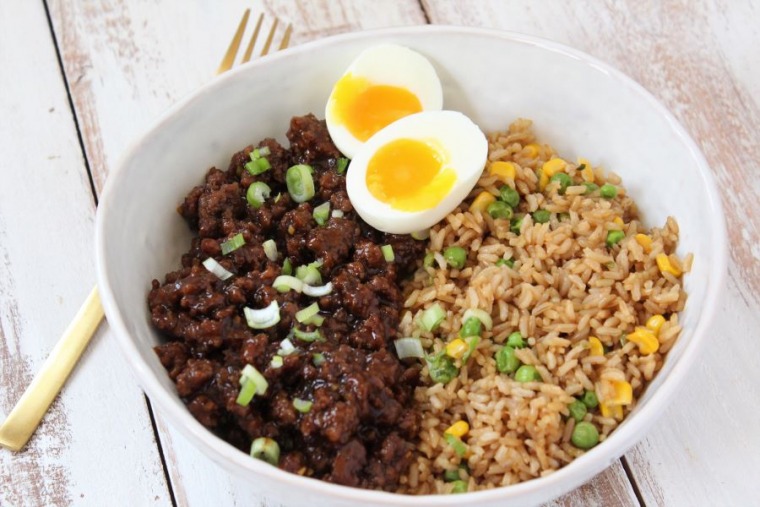Korean BBQ Inspired Beef Bowls with Fried Rice - Ways to my Heart