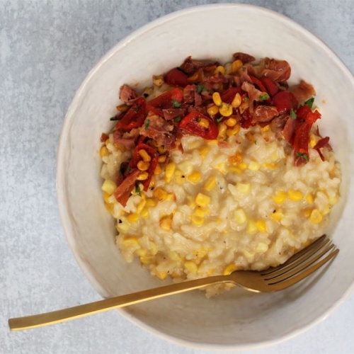 Sweet Corn Risotto - Ways to my Heart
