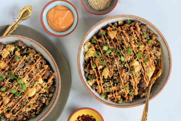 Breakfast Fried Rice - Ways to my Heart